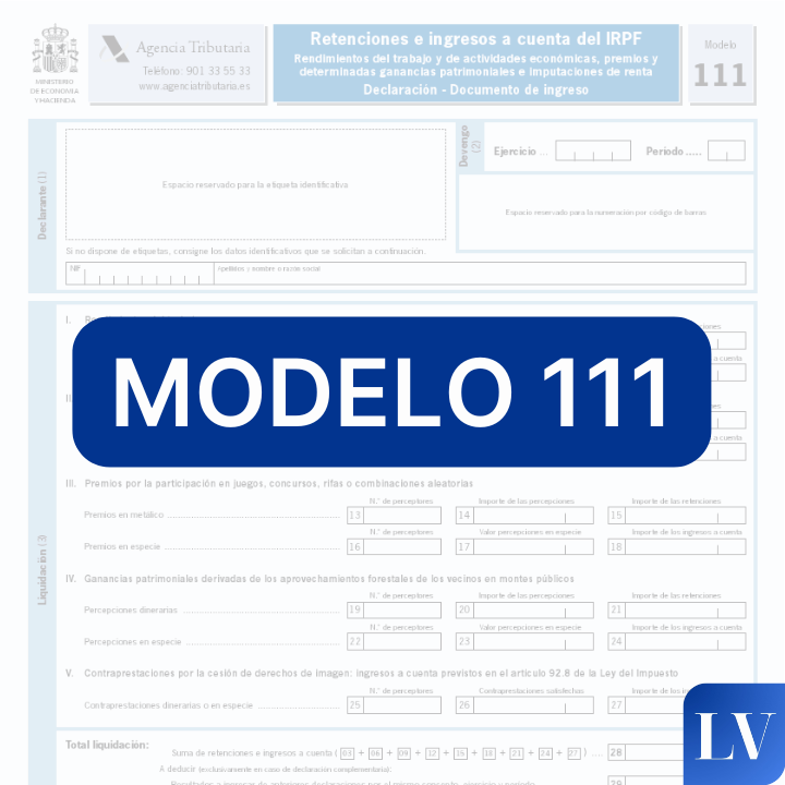 Modelo 111: qué es, quién debe presentarlo y cómo funciona